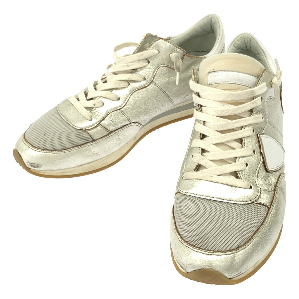 商品管理ID：IT0XET396IPW PHILIPPE MODEL フィリップモデル TROPEZ レザースニーカー コンディションについて コンディションランクの基準は、当社が設けた基準となります。 感じ方には個人差がありますので、参考...