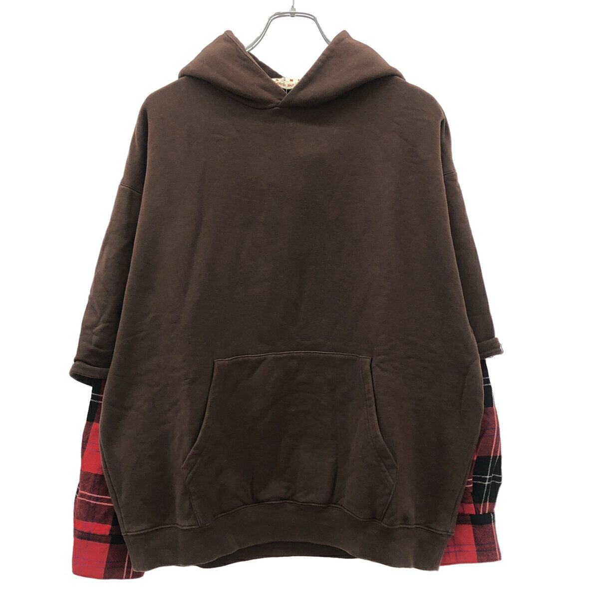 商品管理ID：IT42KXKRNPEO MARNI マルニ 22AW シャツレイヤードスウェットプルオーバーパーカー FUMU0110XQ コンディションについて コンディションランクの基準は、当社が設けた基準となります。 感じ方には個人差...