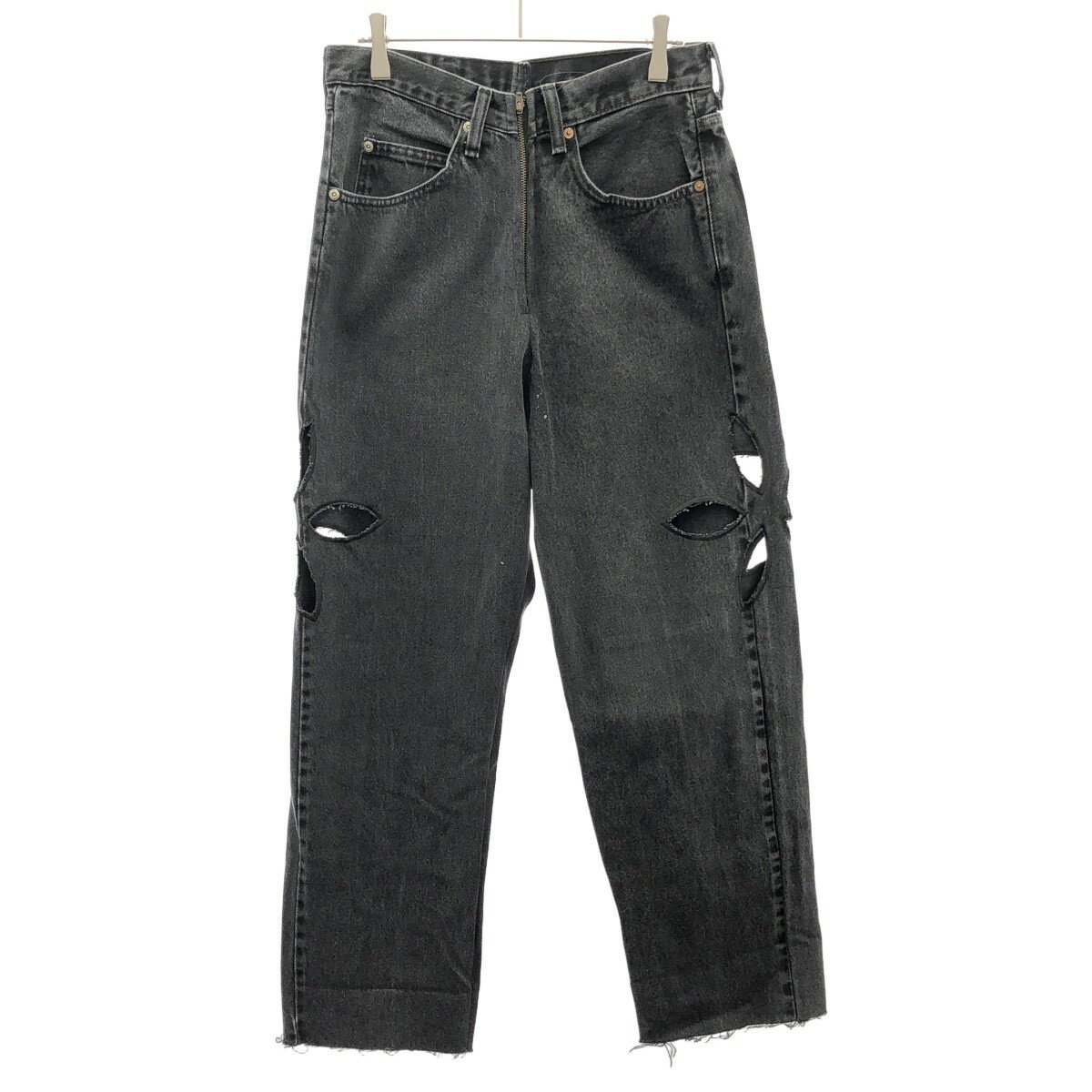 商品管理ID：ITGDS4ZOLTMG 77circa ナナナナサーカ circa make petal embroidery denim pants フラワーカットリメイクデニムパンツ コンディションについて コンディションランクの基準は...