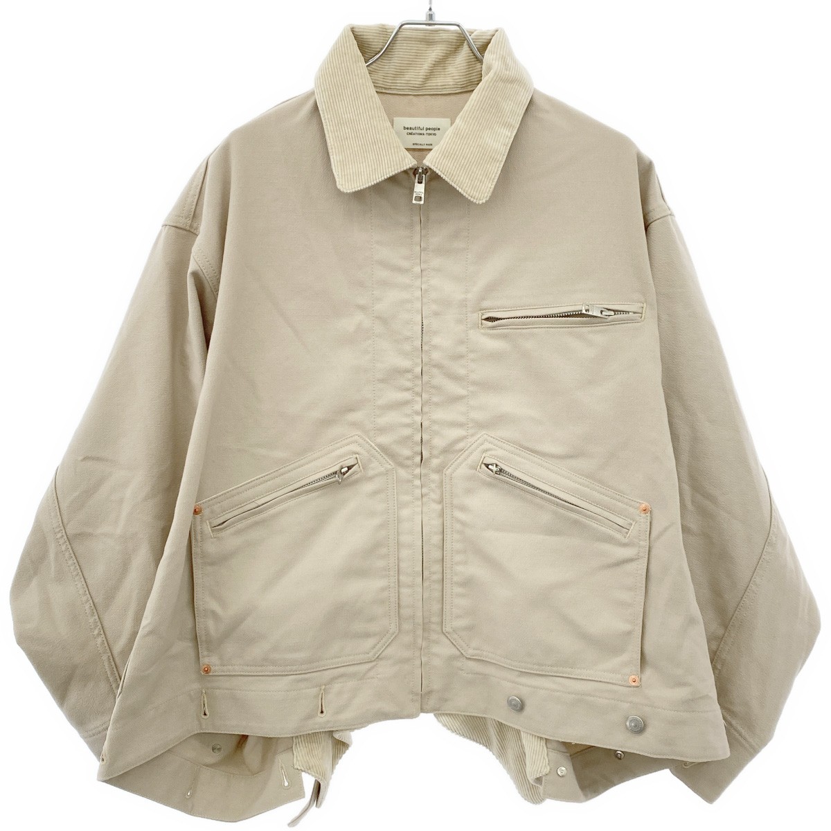 商品管理ID：IT52TIBM5BMJ beautiful people ビューティフルピープル 24AW Double-end Duck Cloth Blouson 2WAYダックブルゾン ジャケット 1435102006 コンディション...