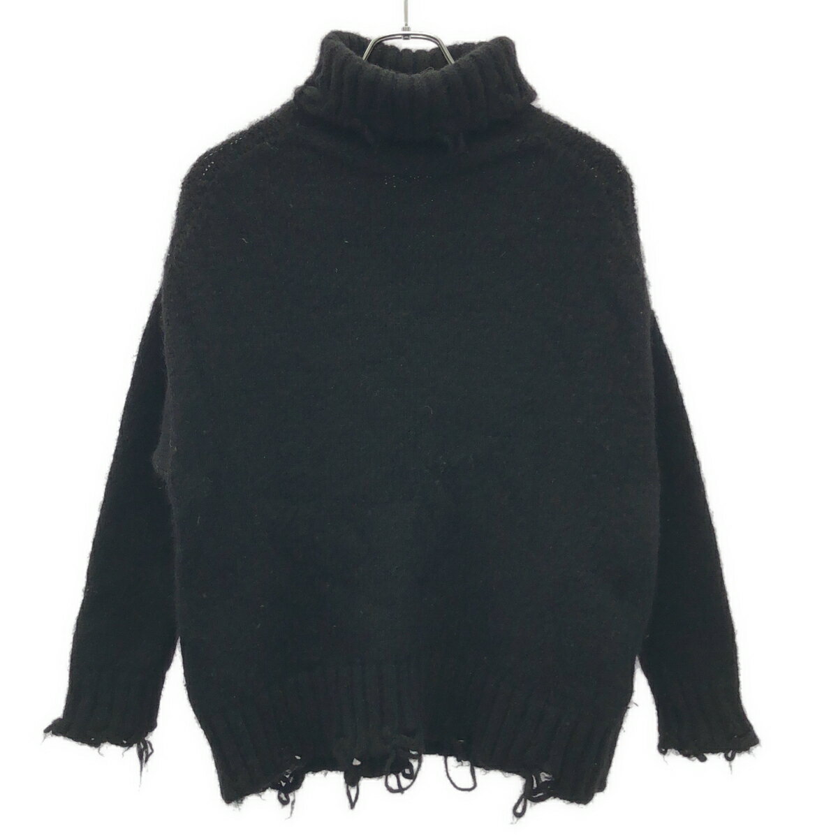 商品管理ID：ITNI6NSM78ZY MAISON FLANEUR メゾン フラネウール 18AW タートルネックダメージニットセーター 18WMDSW210 コンディションについて コンディションランクの基準は、当社が設けた基準となりま...