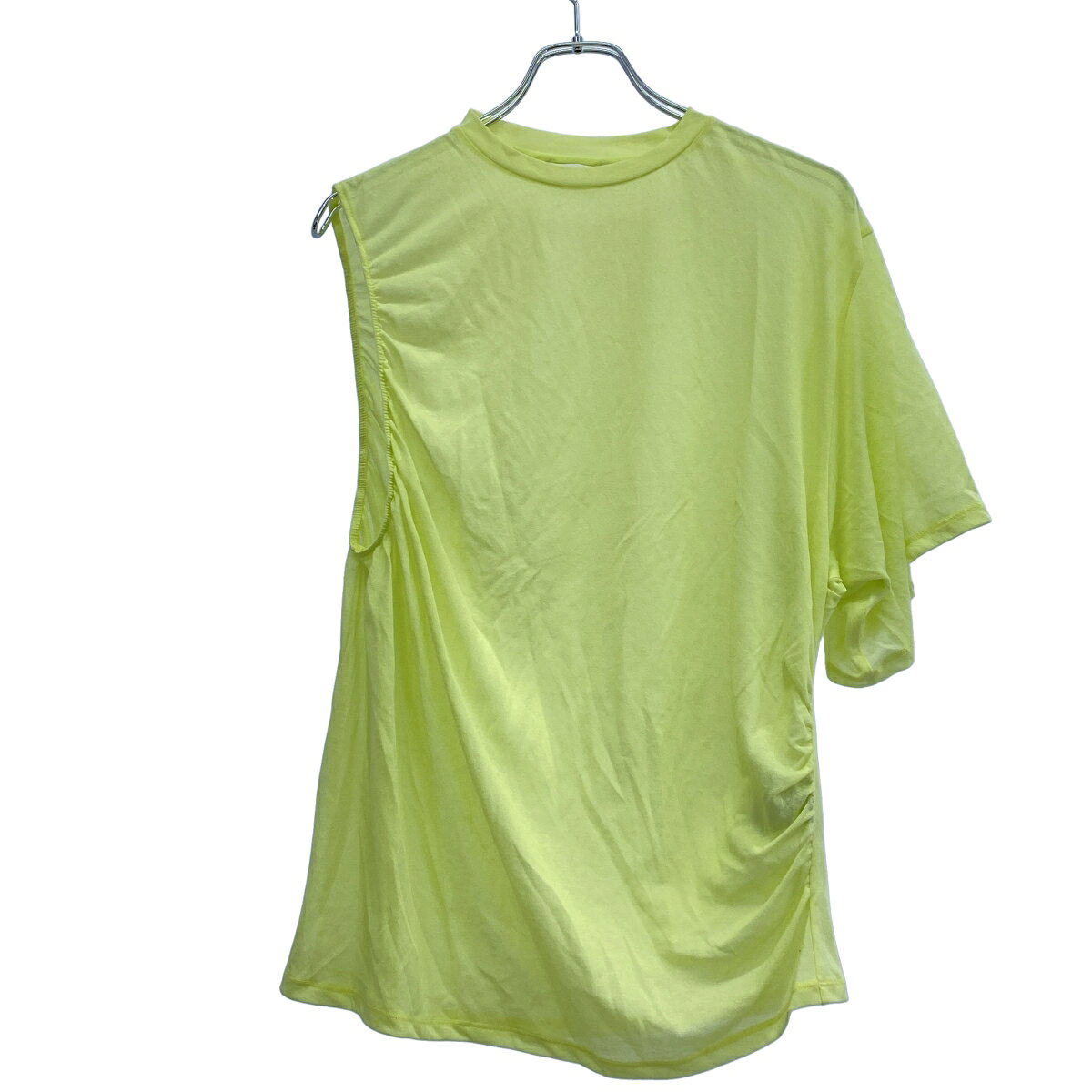 商品管理ID：IT26JY4RRK4W PHEENY フィーニー 22SS Cotton nylon seer asymmetry Tee コットンシアーアシンメトリーTシャツ PS22-CS15 コンディションについて コンディションラン...