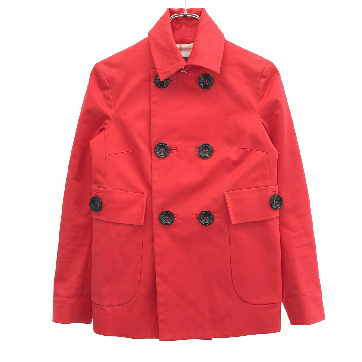 商品管理ID：ITPKMTFSDBMG DSQUARED2 ディースクエアード 15SS ダブルブレストショートコート S75AM0379 コンディションについて コンディションランクの基準は、当社が設けた基準となります。 感じ方には個人差...