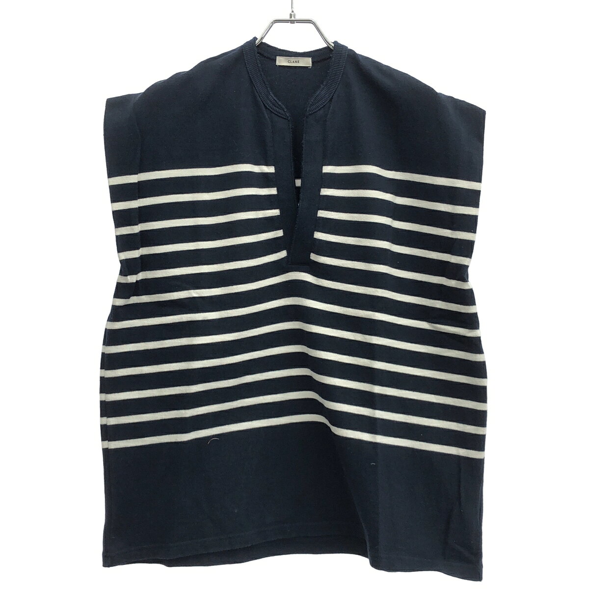 商品管理ID：ITAWJFLHG6S4 CLANE クラネ WIDE HENLEY NECK N/S BORDER TOPS ボーダートップス 14105-1362 コンディションについて コンディションランクの基準は、当社が設けた基準とな...