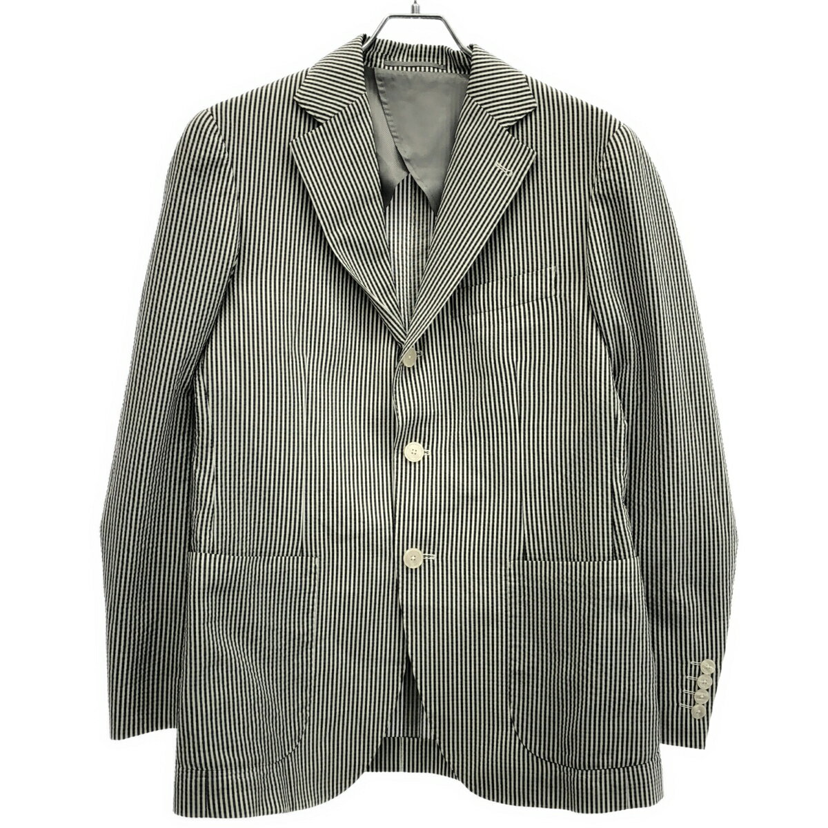 商品管理ID：ITJ8HJDM9VZY URBAN RESEARCH DOORS アーバンリサーチドアーズ ストライプシアサッカーテーラードジャケット DT95-18L310 コンディションについて コンディションランクの基準は、当社が設け...