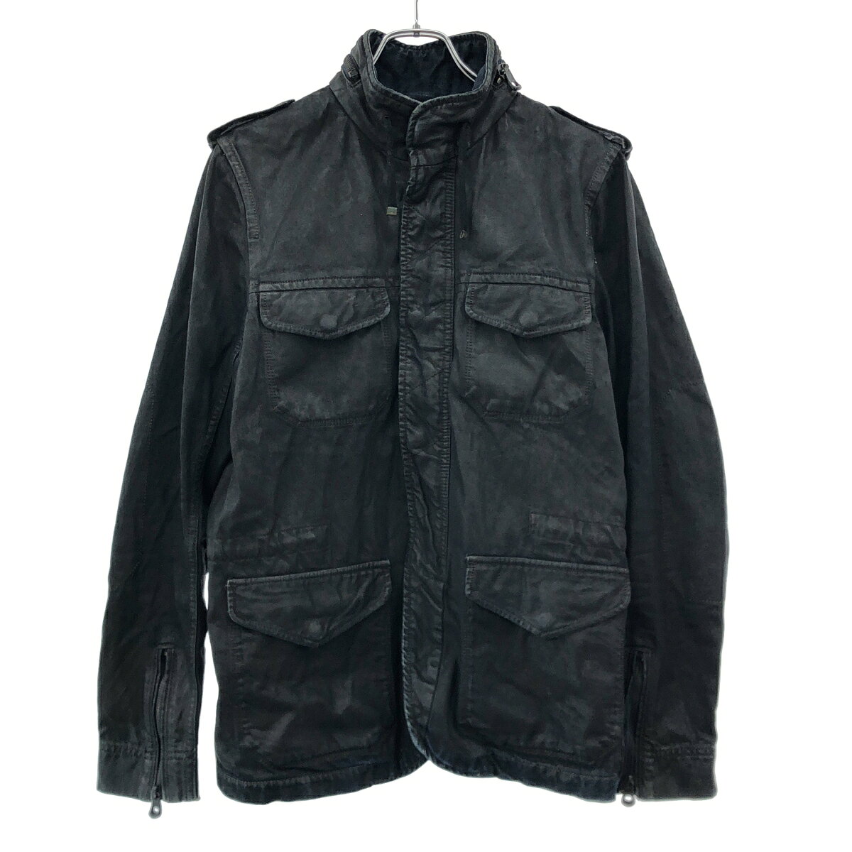 商品管理ID：ITJ5ELKFTIXZ DIESEL×EDUN ディーゼル イードゥン ED-FIER M65 ライナー付き コーテイングデニムジャケット コンディションについて コンディションランクの基準は、当社が設けた基準となります。 ...