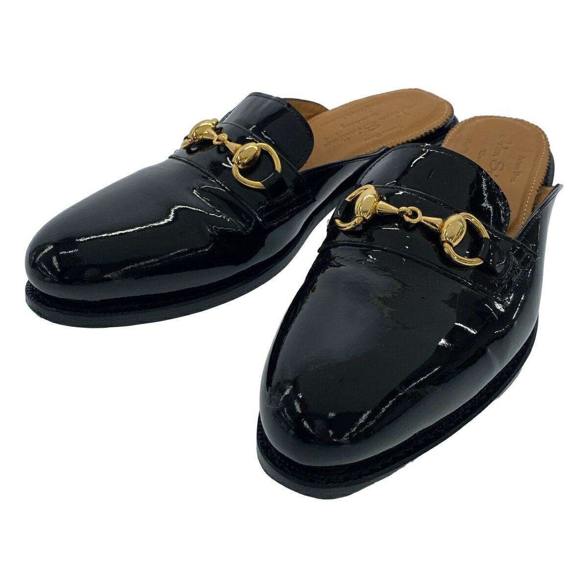 商品管理ID：IT8PNSDZ1IP7 jalan sriwijaya ジャランスリウァヤ ホースビット パテントミュールシューズ コンディションについて コンディションランクの基準は、当社が設けた基準となります。 感じ方には個人差がありま...