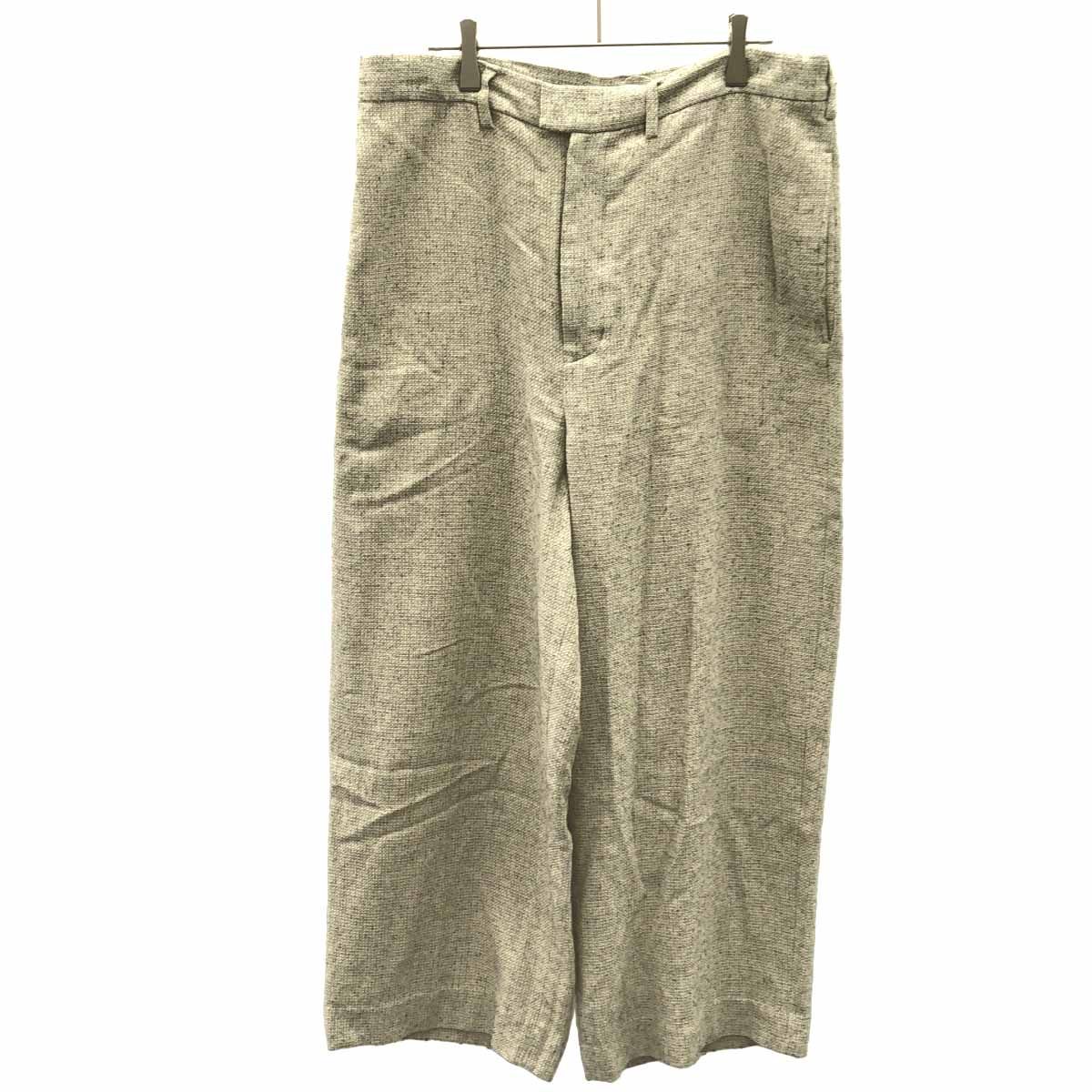 商品管理ID：ITA7X7ZH5HF2 NONNOTTE ノノット 24SS Trousers Cotton×Summer Wool Small Pattern Sucker パンツ N-24S-027 コンディションについて コンディショ...