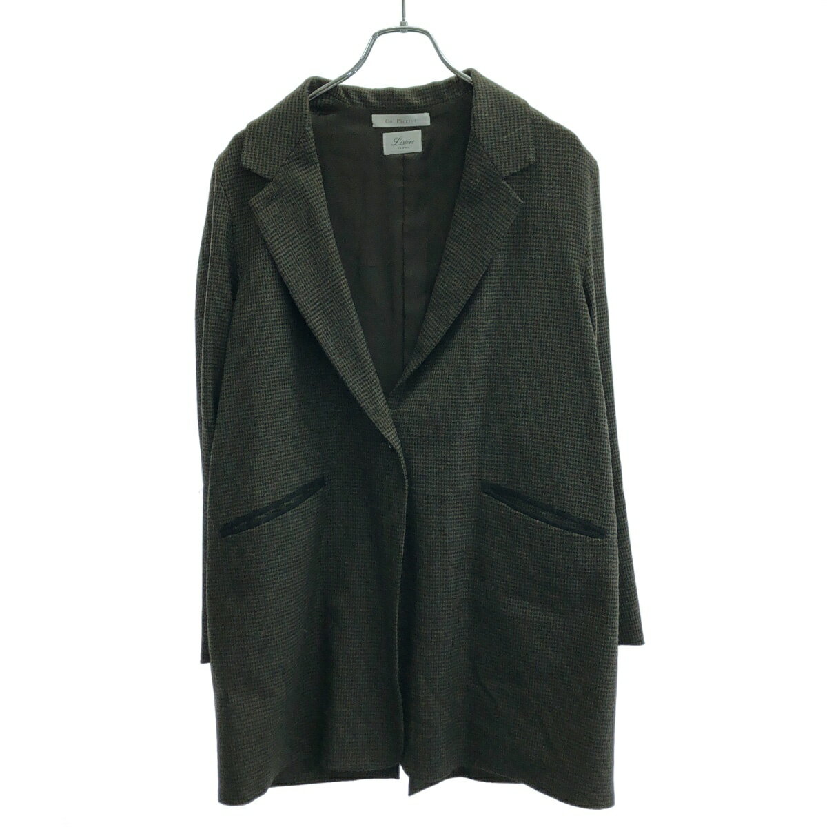 商品管理ID：ITEP8VMBQXRK Col Pierrot コル ピエロ Check Jacket チェックテーラードジャケット 239 コンディションについて コンディションランクの基準は、当社が設けた基準となります。 感じ方には個人...