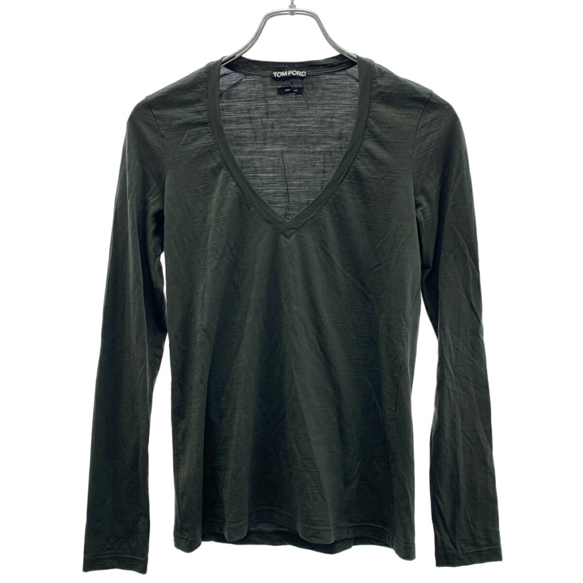 商品管理ID：ITQ3Y8AWJRGM TOM FORD トム フォード Vネックウールカットソー コンディションについて コンディションランクの基準は、当社が設けた基準となります。 感じ方には個人差がありますので、参考程度にお考え下さい。...