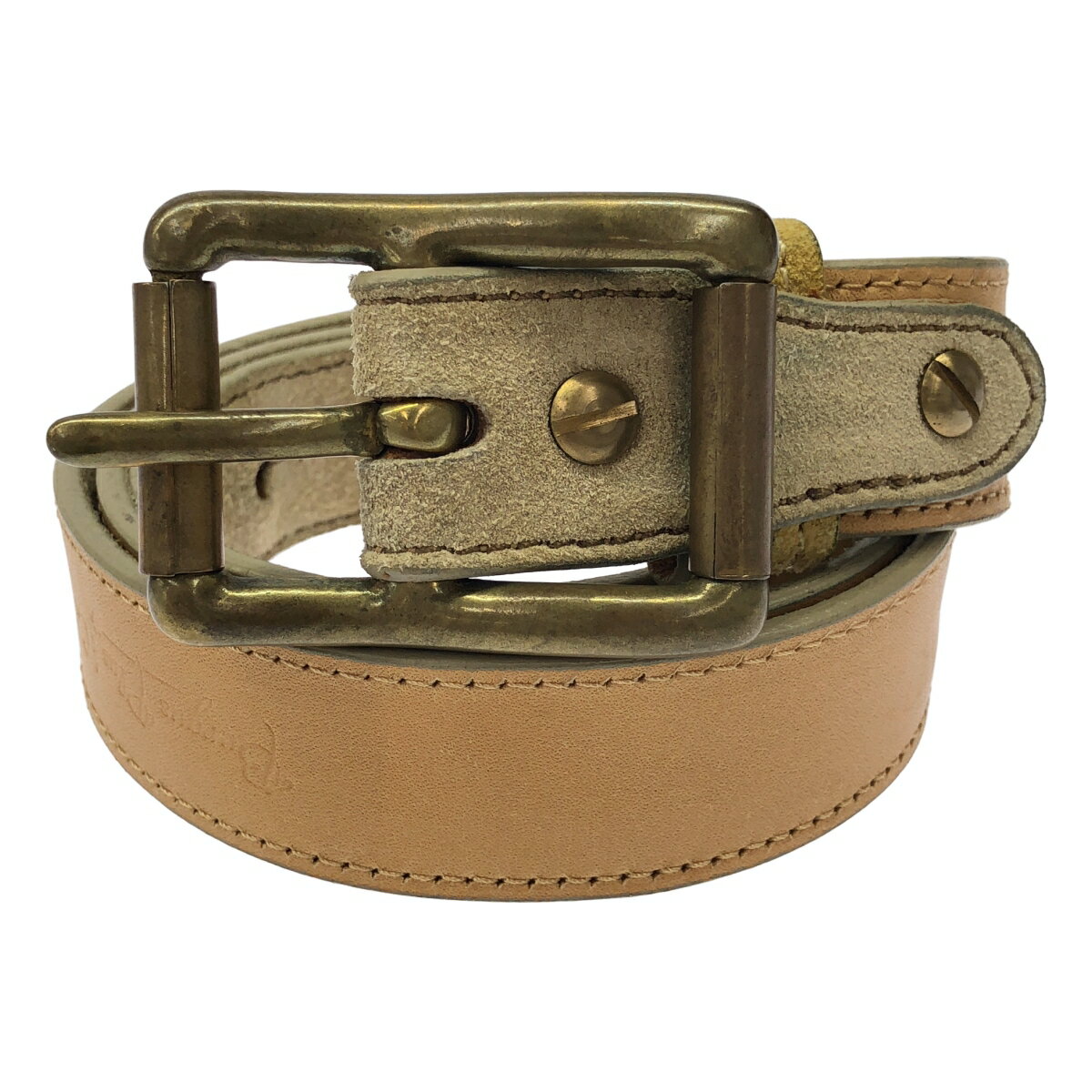 商品管理ID：ITFZ1XJQFHB6 BURGUS PLUS バーガスプラス Suede Double Roller Belt スウェードレザーダブルロールベルト コンディションについて コンディションランクの基準は、当社が設けた基準とな...