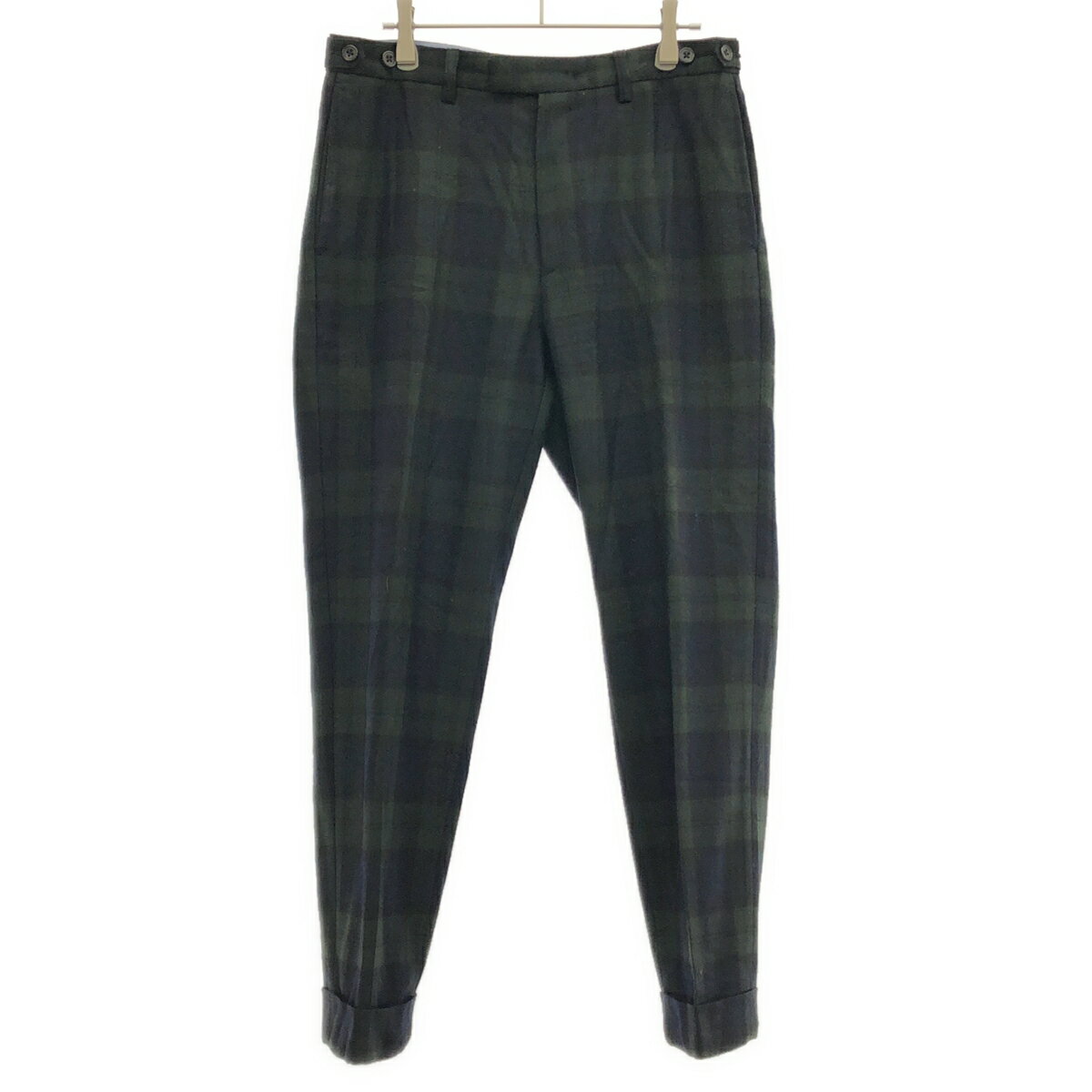 商品管理ID：ITG69P69XOUQ BEAMS PLUS ビームス プラス IVY Trousers Ankle-Cut Flannel フランネルチェックトラウザーパンツ コンディションについて コンディションランクの基準は、当社が設...