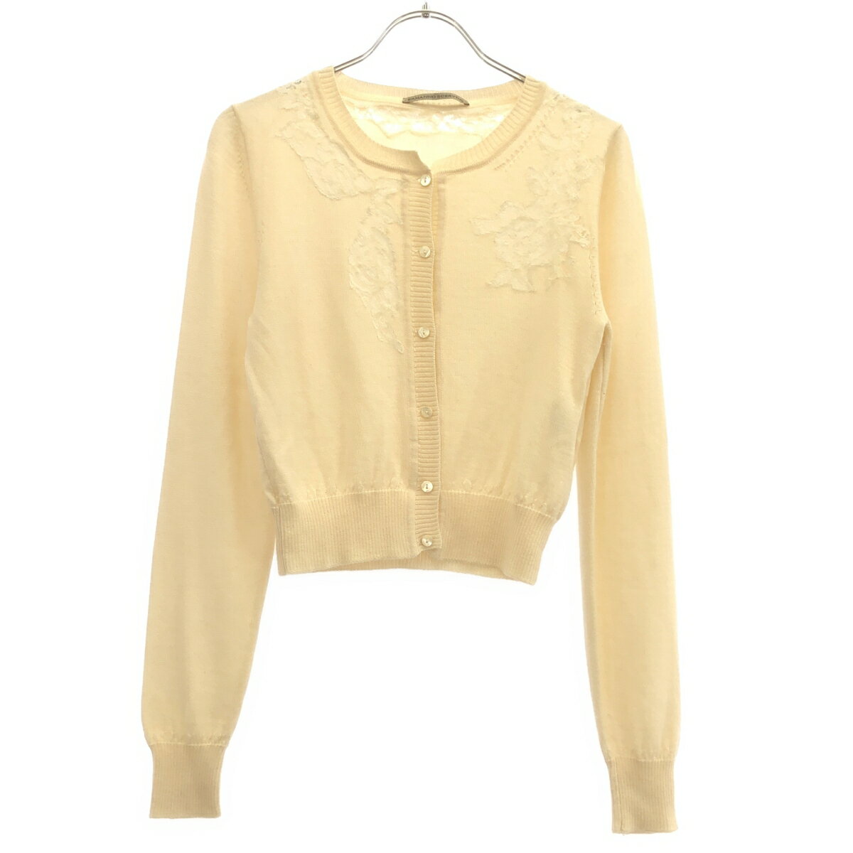 商品管理ID：IT1IRNXCMW8E ERMANNO SCERVINO エルマンノ シェルヴィーノ レースニットカーディガン コンディションについて コンディションランクの基準は、当社が設けた基準となります。 感じ方には個人差がありますの...