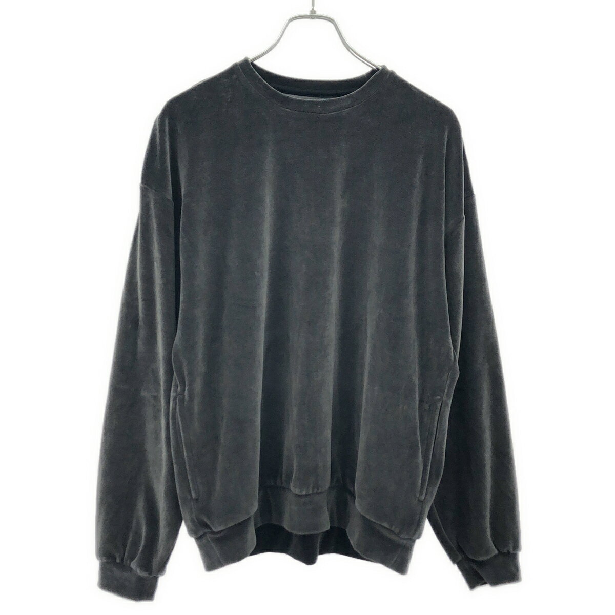 商品管理ID：ITKC4FLJ92K6 EDIT CLOTHING エディットクロージング 25AW Dozume velour sidepocket trainer 度詰めベロアサイドポケットトレーナー コンディションについて コンディシ...