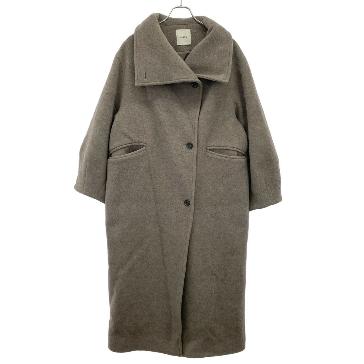 商品管理ID：ITE6BU7KMMR4 CLANE クラネ UP NECK OVER DOUBLE COAT ダブルオーバーコート 13101-0122 コンディションについて コンディションランクの基準は、当社が設けた基準となります。 感...