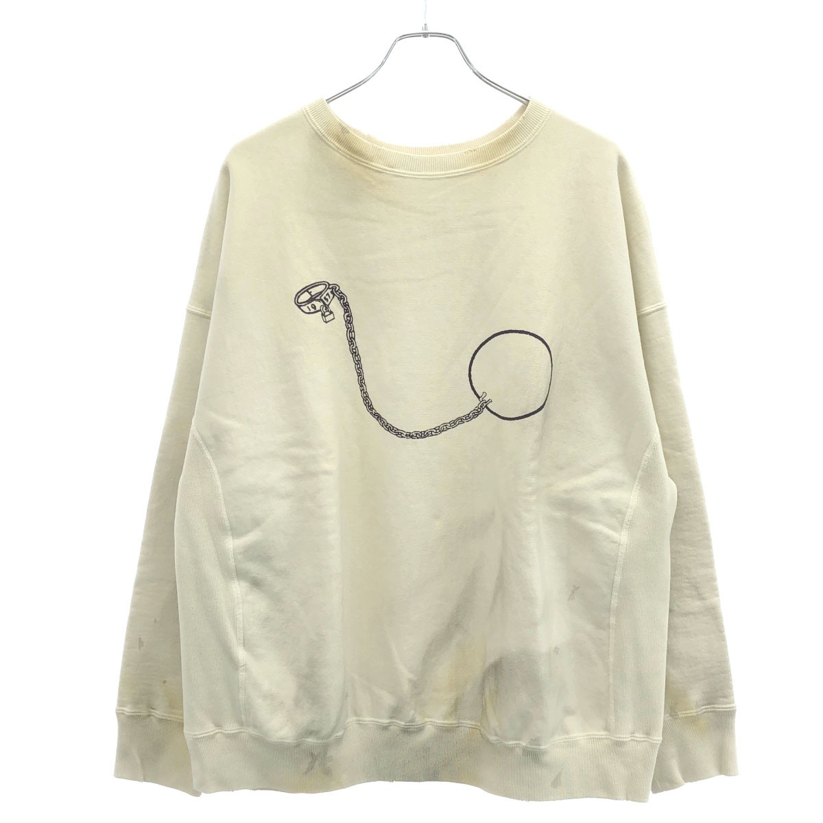 商品管理ID：ITBZCE7DIE2U BOWWOW バウワウ BALL AND CHAIN SWEATSHIRT スウェットトレーナー コンディションについて コンディションランクの基準は、当社が設けた基準となります。 感じ方には個人差が...