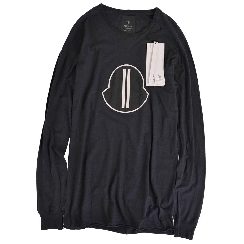 ■商品名モンクレール リックオウエンス MONCLER Rick owens Tシャツ 2020 カットソー ロングスリーブ 長袖 コットン トップス メンズ ブラック サイズS■状態説明・軽やかなコットン素材を使用した、MONCLER R...