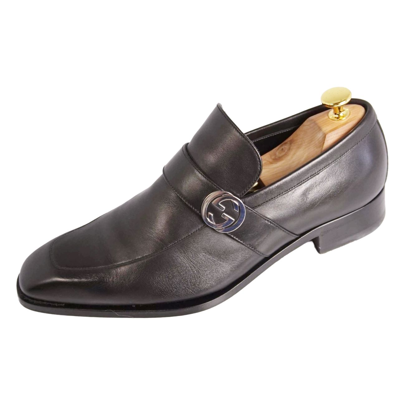 ■商品名グッチ GUCCI ローファー ビジネスシューズ インターロッキング 革靴 メンズ イタリア製 ブラック サイズ40.5(25.5cm相当)■状態説明・上質なレザーを贅沢に使用した、GUCCIのレザーシューズです♪・ブラックのカラー...