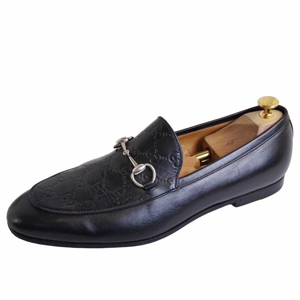 ■商品名グッチ GUCCI ローファー モカシン ビジネスシューズ ホースビット GG柄 シューズ 靴 メンズ イタリア製 ブラック サイズ10.5(29.5cm相当)■状態説明・上質なレザーを贅沢に使用した、GUCCIのローファーです♪・...