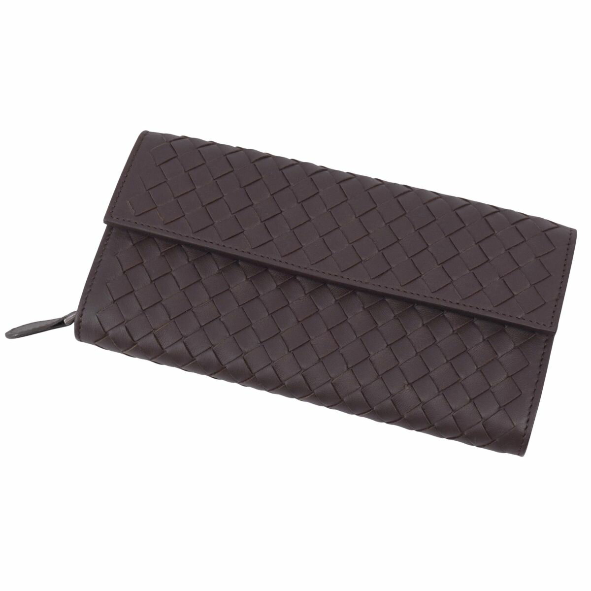 ■商品名ボッテガヴェネタ BOTTEGA VENETA 財布 長財布 ロングウォレット イントレチャート メンズ イタリア製 ブラウン サイズ-■状態説明・柔らかく上質なレザー素材を使用した、BOTTEGA VENETAのロングウォレットで...