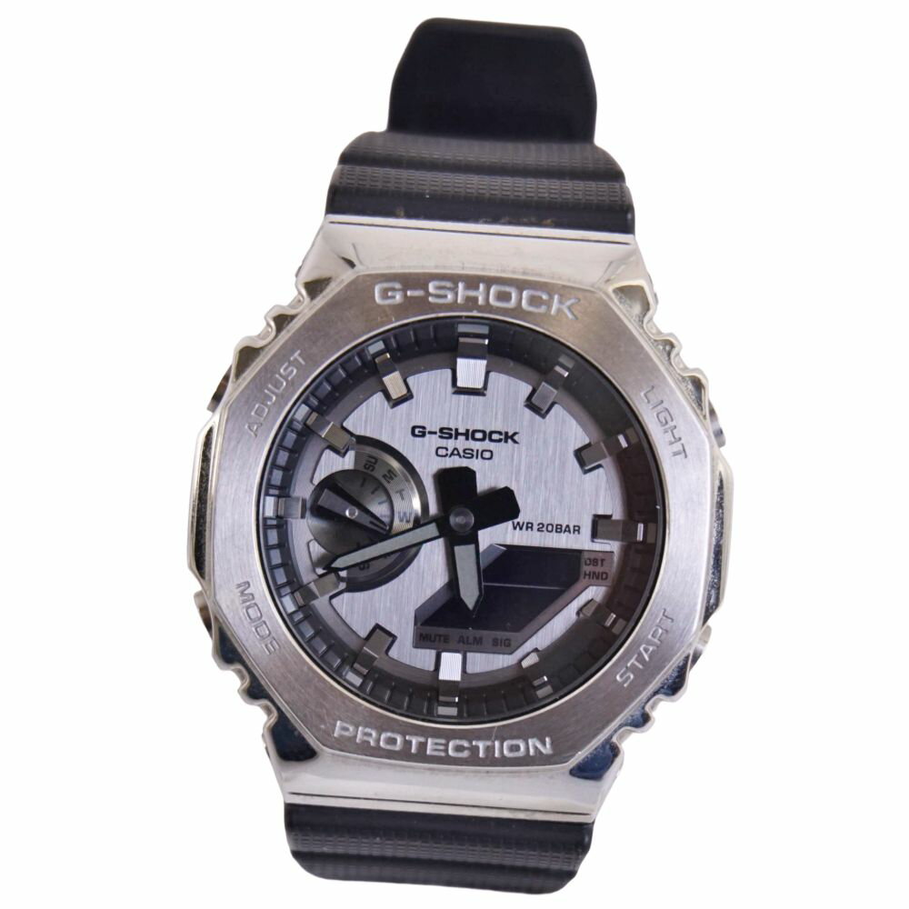 ■商品名カシオ G-ショック CASIO G-SHOCK 時計 GM-2100-1AJF ウォッチ クォーツ メンズ シルバー/ブラック サイズ-■状態説明・G-SHOCKの初代モデル“DW-5000C”にも採用された“八角形フォルム”を継...