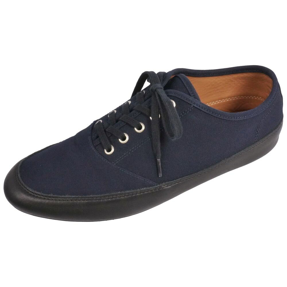 ■商品名ジョンロブ JOHN LOBB スニーカー NORFOLK ノーフォーク ローカット キャンバス シューズ 靴 メンズ イングランド製 ネイビー サイズ9(27.5cm相当)■状態説明・キャンバス素材を使用した、JOHN LOBB「...
