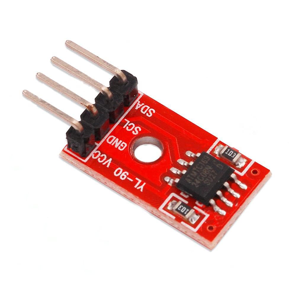 ・EEPROMメモリモジュール、実装済み、I2C、24C02搭載、プルアップ抵抗付き、接続インターフェース：2.54mmピッチ4P、ピンヘッダ済み、基板寸法：19x11x1.2mm、型番：YL-90 ・付属EEPROMチップはバリエーション...