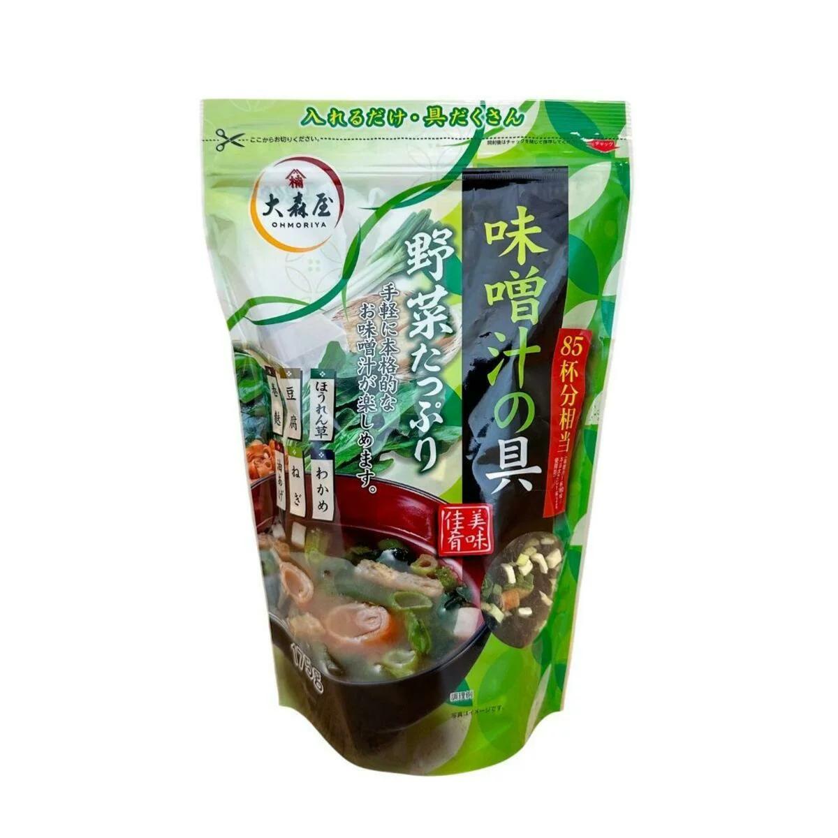 商品の特徴 味噌汁の具　 容量：175g（約85杯分） 本品は水戻しの必要はありません。
