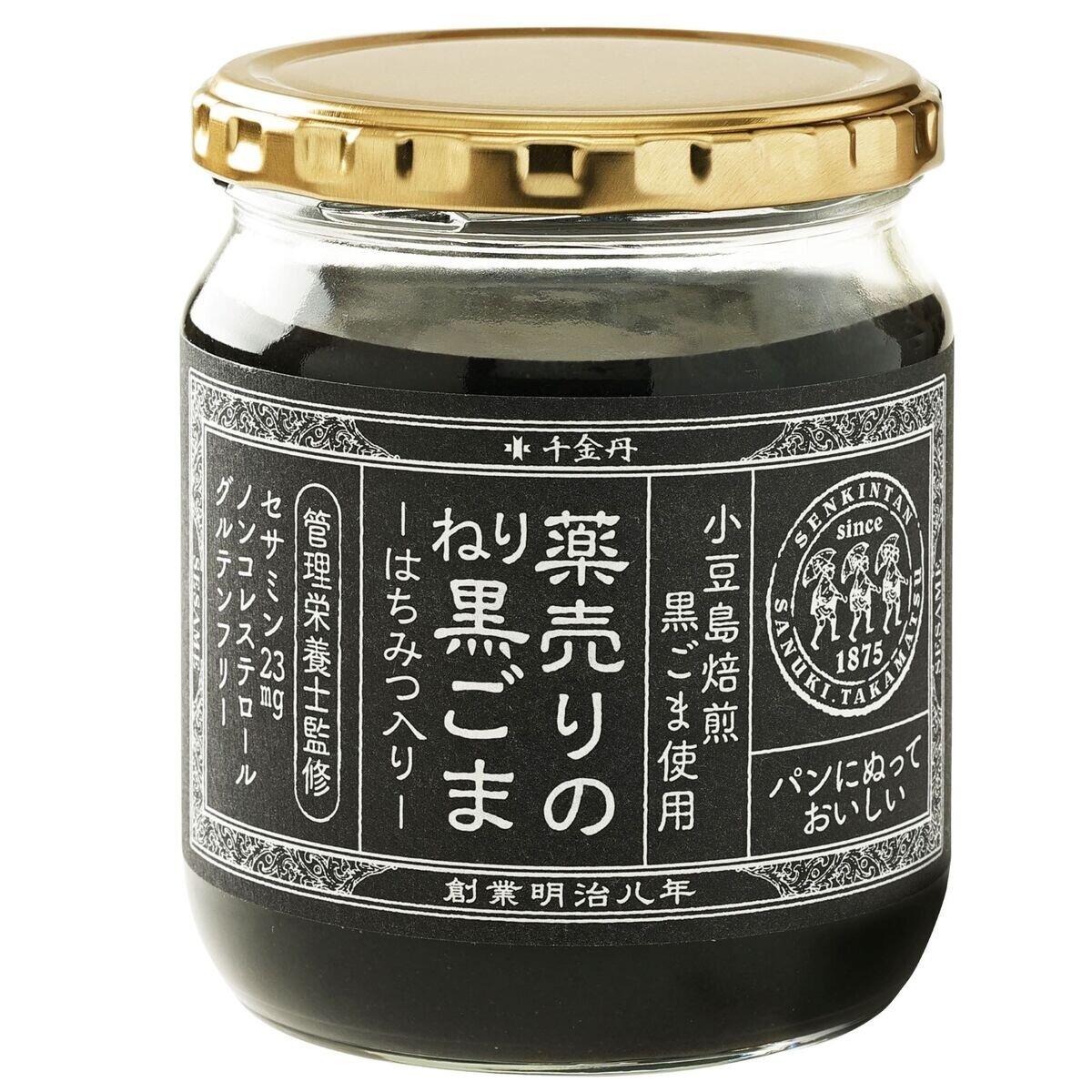 内容量：430g 厳選した黒ごまを約70％使用しています。 黒ごま特有の成分セサミンを、1食分でサプリメント並みの23mg摂取できます。 白砂糖や液糖を使わず、黒糖やハチミツなど精製度の低い原料をあえて使用し味付けしていますので、健康的で自...