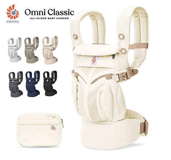 快適な毎日を、手にしやすい価格で。 コストパフォーマンスに優れたスタンダードモデル OMNI Classic (オムニクラシック) 新生児からすぐに使えて、4通りの抱っこをサポート。 初めての抱っこひもにも、買い足しの抱っこひもにも、どのタ...