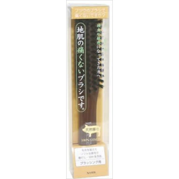 商品詳細商品説明◎天然豚毛100％の地肌に優しいヘアブラシ●天然豚毛100％の地肌に優しいヘアブラシソフトな天然豚毛を100％使用してつくった、地肌が痛くないヘアブラシです。頭皮にあたっても痛みを与えないように、毛先が揃えられています。髪の...