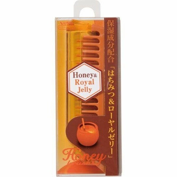 商品詳細商品説明◎はちみつ＆ロイヤルゼリー配合のブラシ●はちみつ＆ロイヤルゼリー配合のブラシはちみつ＆ロイヤルゼリー配合。・スリムなブラシですが、毛の外側が硬く、内側が柔らかいので、髪に負担をかけずしっかりとける機能的でバランスの良いブラシ...