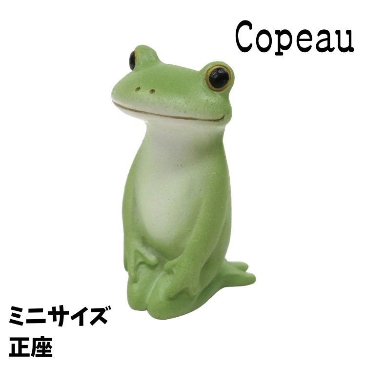 配送・ご注文についての注意事項 商品紹介 ◎手のひらサイズのキュートなカエルのマスコット●手のひらサイズのキュートなカエルのマスコット見た人を思わずクスリとさせる、手のひらサイズのキュートなカエルのマスコットです。小さい世界で繰り広げられる...