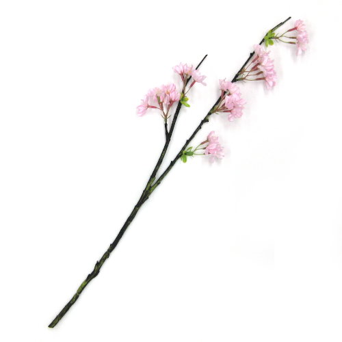 枝や花の作りがリアルな桜の造花です。 ■全長 : 56.5cm　（軸の長さ : 22cm） ■花直径 : 約1.5cm〜3cm ■材質 : ポリエステル ◆この商品は5本で1セットとなります。注文数量1で画像の桜小枝が5本届きます。 ※軸の...
