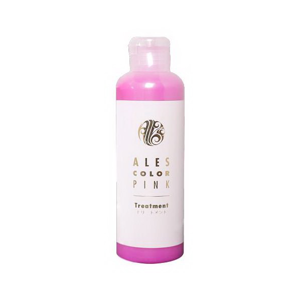 『アレス ピンクトリートメント 200g』化粧品 コスメ ヘアケア トリートメント 商品紹介 ピンク系ヘアカラーの色抜け防止に！ヘアカラーをキープするトリートメント♪ グリセリン(水分保持)をプラス！水分蒸発を防ぎ、潤いを与え毛先までなめら...