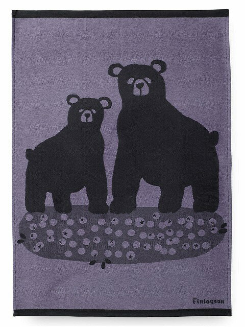 北欧　フィンランド　Finlaysonより人気くまさんのリバイバルデザイン Otso人気のトーションをご紹介します。 Finlaysonトーションは、Cotton100％で高品質で、サイズも大きいので、テーブルクロスに使用したり、いろんな用...