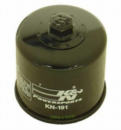 ブランド:K&N(ケーアンドエヌ) モデル名:KN-191 商品重量:250 g 梱包サイズ:8 x 7.3 x 7.3 cm メーカー型番:KN-191 色:ブラック アメリカ直輸入品　日本語説明書の付属はございません。 適合: *Tri...