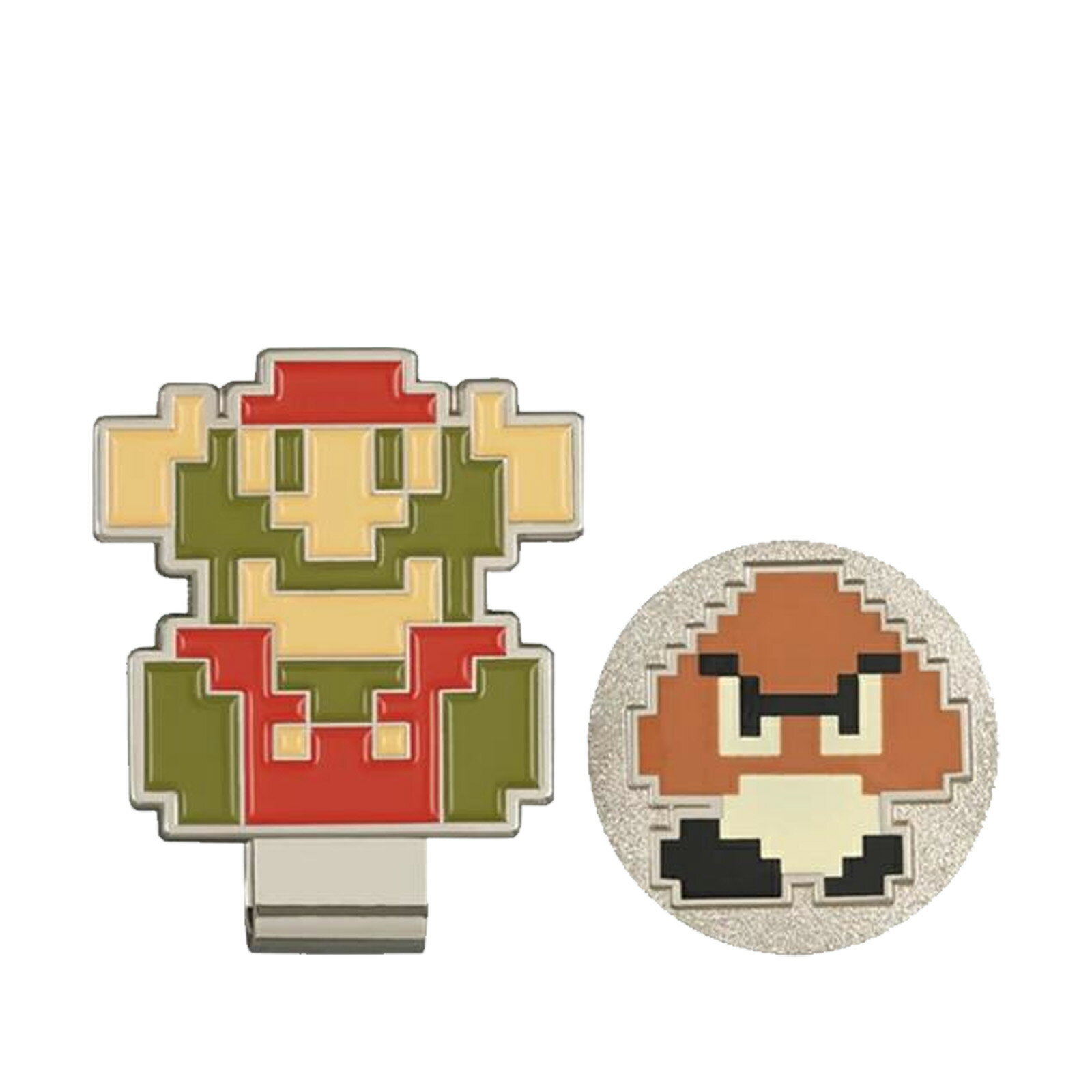 懐かしいドットのマリオ台座＆クリボーマーカー、遊び心あふれるゴルフマーカー誕生！ 「スーパーマリオブラザーズ」の遊びゴコロあふれる大人向けゴルフアイテムが誕生！ マーカーは「クリボー」キャップクリップ型台座は「マリオ」ドット感が懐かしい♪ ...