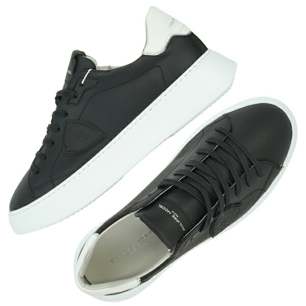 PHILIPPE MODEL フィリップモデル TEMPLE LOW MAN SNEAKER/レザースニーカー ブラック アイテム説明 ブランド名 PHILIPPE MODEL フィリップモデル 商品番号 BTLU V002 カラー ブラッ...