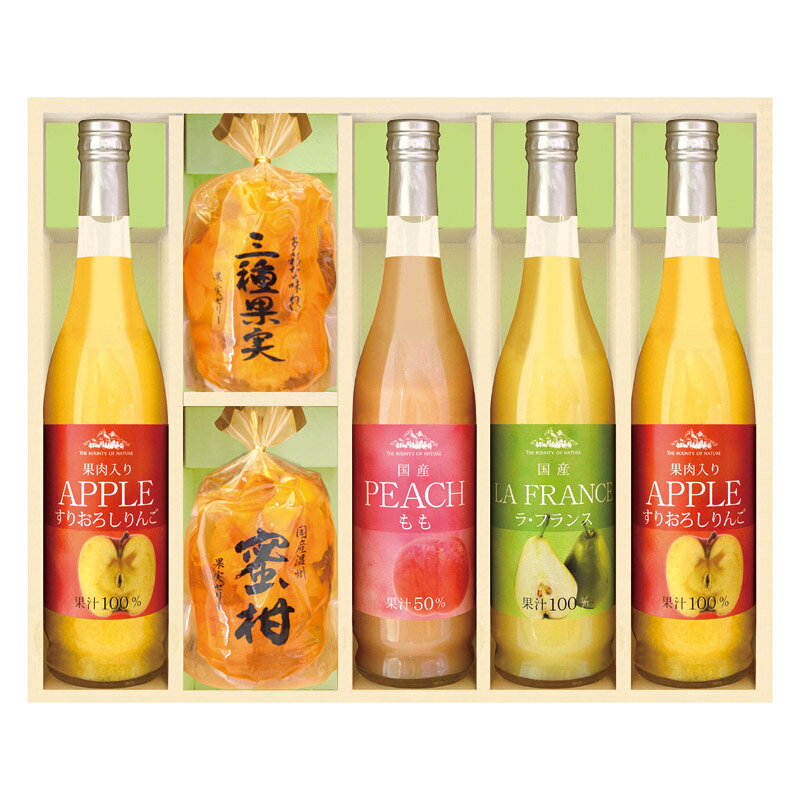 PRODUCT SPECIFICATIONS商品仕様ブランド美食ファクトリー商品名果実のゼリー・フルーツ飲料セット型番JUK-55Sセット内容100%信州産すりおろしりんごジュース(500ml)×2、国産もも果汁入り飲料(果汁50%)・10...