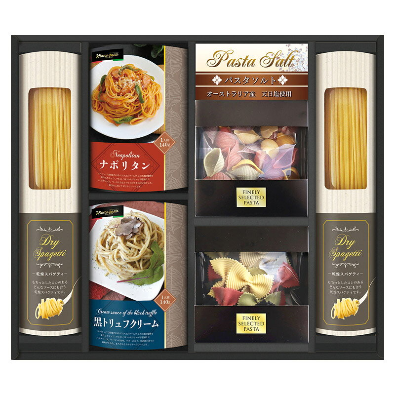 PRODUCT SPECIFICATIONS商品仕様ブランドBUONO TAVOLA商品名世界チャンピオンマルコのパスタソース パスタバラエティセット型番HRRK-30セット内容セット内容/スパゲティ(130g)×2、パスタソース(ナポリタ...