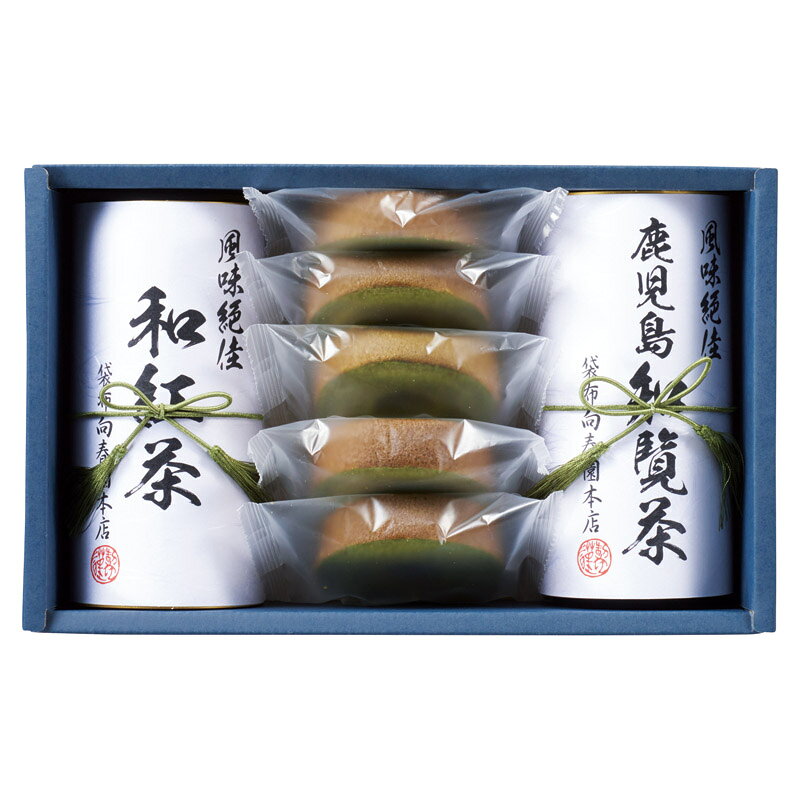PRODUCT SPECIFICATIONS商品仕様商品名袋布向春園本店日本茶こだわりセット「露」型番SMT-08セット内容セット内容/鹿児島県産知覧茶ティーバッグ・和紅茶ティーバッグ(各2g)×各10、抹茶バウムクーヘン×5箱サイズ17....