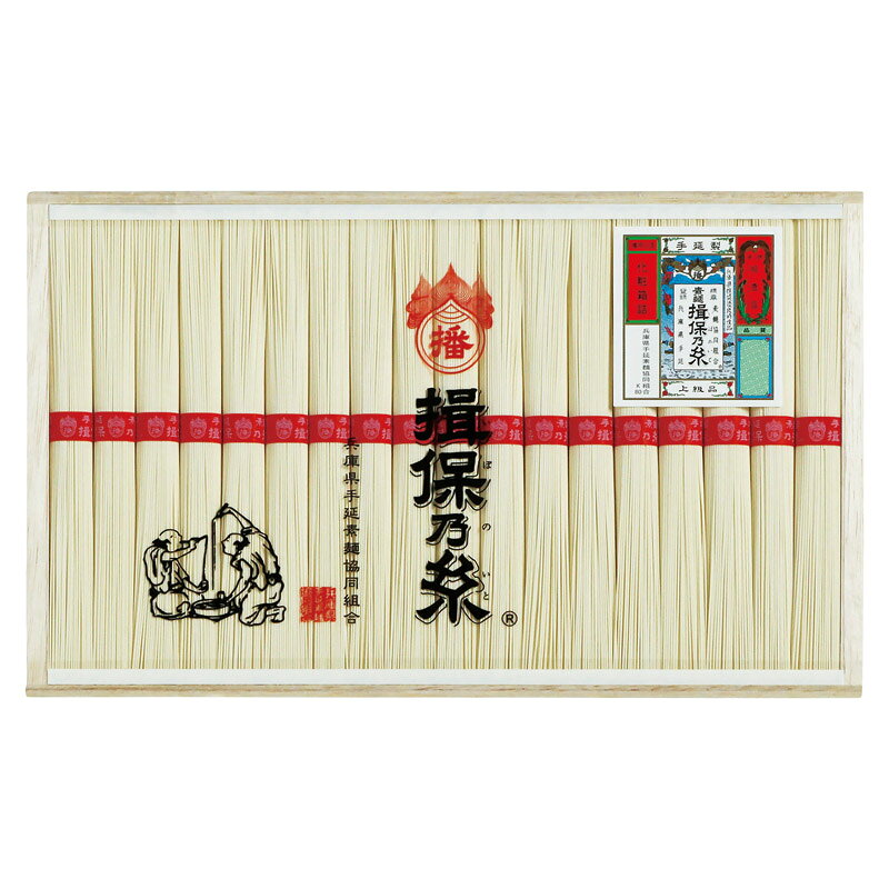 PRODUCT SPECIFICATIONS商品仕様商品名揖保乃糸 上級品型番MD-50Bセット内容セット内容/そうめん(50g)×36束箱サイズ21×33.5×4.2cm賞味期間常温2年6ヶ月JANコード4907298524316商品説明...