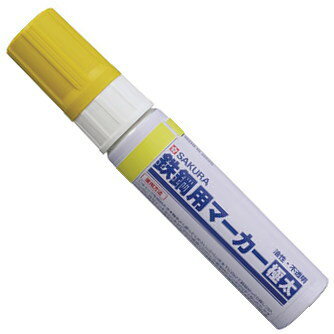 ★特徴★ ●木材、石、ガラス、金属、フィルム、プラスチックなどの記入に。 ●鉄骨・鋼板のチェック用 ●造船の新塗装基準（PSPC）に対応したマーカーです ★仕様★ ●文字サイズ:極太 ●質量(g):63 ●インキ:油性アルコール系顔料 ●日本製