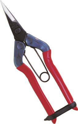 ★特徴★ ●収穫物を傷つけにくいように刃の側面を丸く加工しています。 ●細かく作業ができるように刃先を細かくしています ●果樹、野菜の収穫、摘果、摘花作業 ★仕様★ ●刃長(mm):35 ●全長(mm):170 ●質量(g):100 ●刃：...