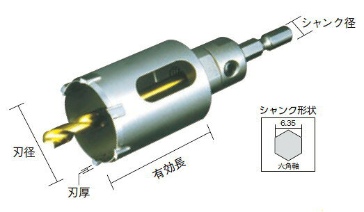 ●インパクトドリルで木材も焼けずにスムーズに穴あけができます。●食いつきの良い独自の2段刃を採用しています。●被削材:木材、合板、樹脂系材料、塩ビパイプ、人造大理石、アクセスフロア。●適合機種:充電インパクトドリル、充電ドライバードリル●刃...