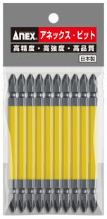 　 ●色で先端サイズの見分けが簡単 ●マグネット付き 　 品番 刃先×全長(L) 入数 AC-14M +1×65 10本 +1×110 +2×65 +2×110 +2×150 +3×65 +3×110