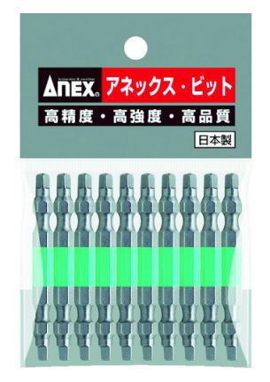 ◆両頭タイプ ◆四角ネジ回しに 品番 刃先x全長(mm) ACS-14M-3-65 SQ■#3x65 ACS-14M-3-85 SQ■#3x85 ACS-14M-3-110 SQ■#3x110