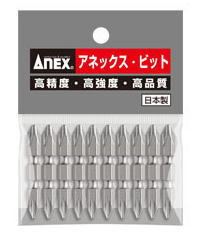●サビに強く均一なメッキ層の無電解ニッケル処理(シルバー) ●マグネット付き 　 品番 刃先×全長(L) 入数 AH-14M +0×65 10本 +1×65 +1×110 +2×45 +2×65 +2×110 +2×150 +2×200 +...