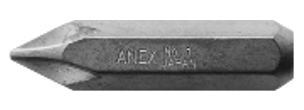 ・手回しインパクトドライバーの差替ビット ・刃先:No.1×36 ・全長:36mm ・適応本体:1900、1901、1902 ・六角対辺:8mm ・質量:13g ・クロム・モリブデン・バナジウム鋼 ・日本製